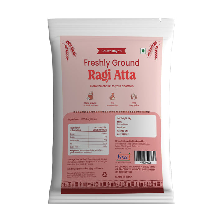 Premium Ragi Atta – GoSwasthya