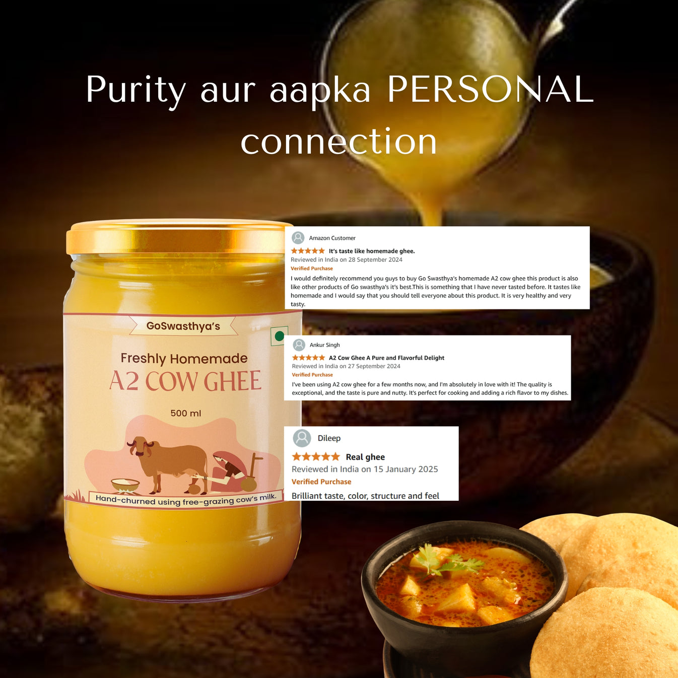 Pure A2 Desi Cow Ghee | Crafted the Traditional Way – GoSwasthya